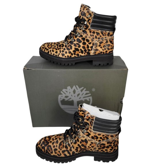 Timberland | Shoes | New Timberland Leopard Print Hikers Leopard Print ...